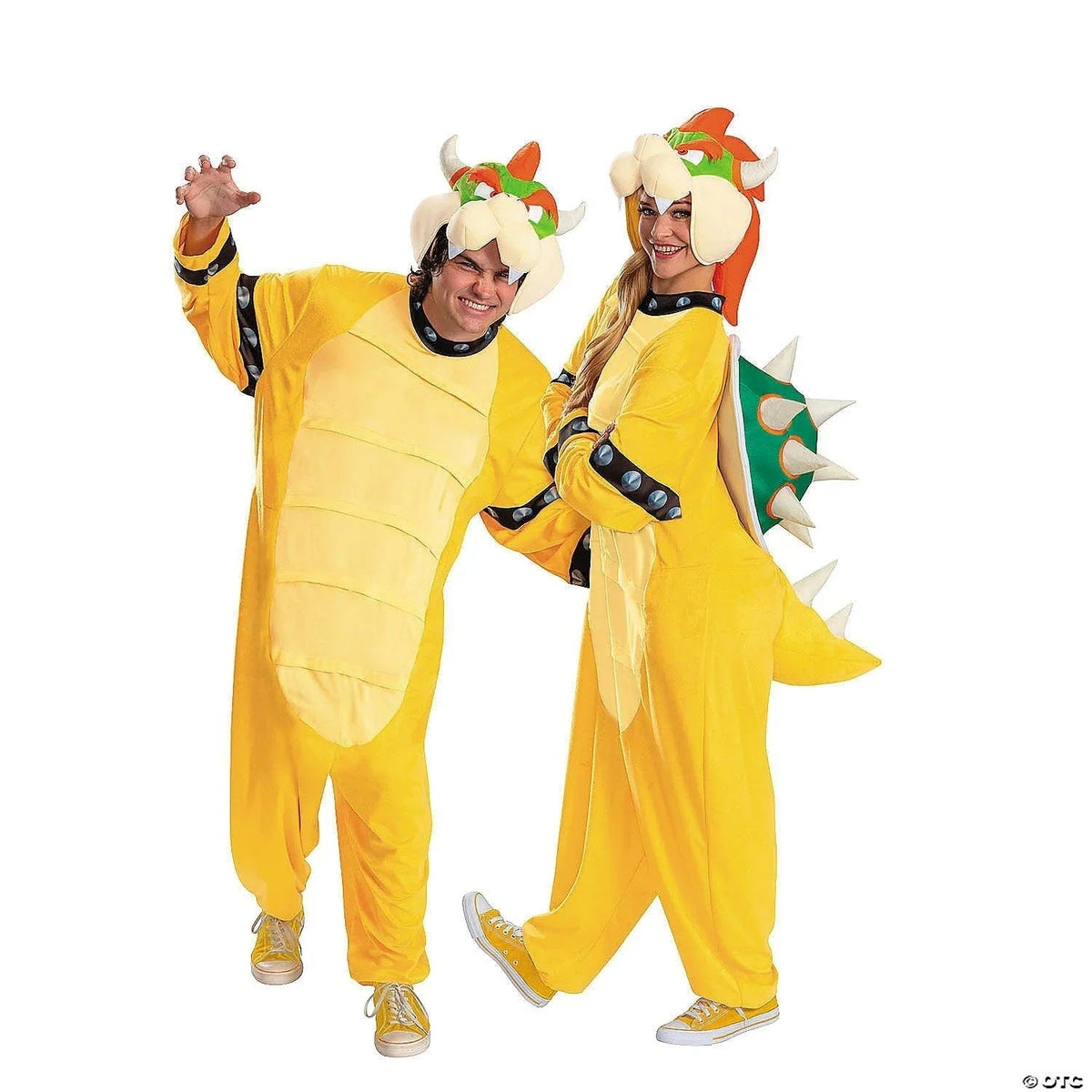 Adults Super Mario Bros™ Bowser Hooded Jumpsuit Costume – Large/Extra ...
