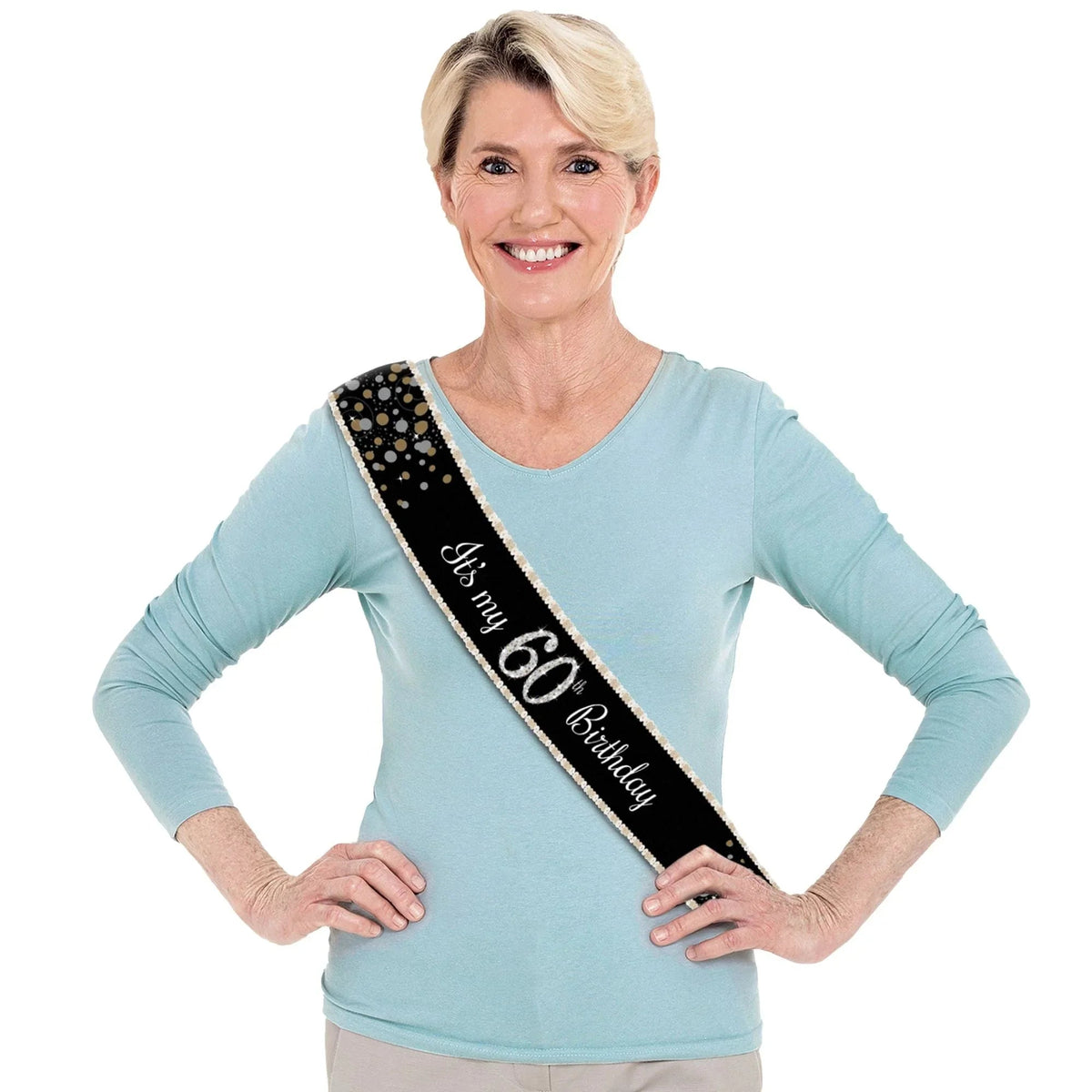 Sparkling Celebration Fabric Sash, 60 | 1 ct - Zurchers