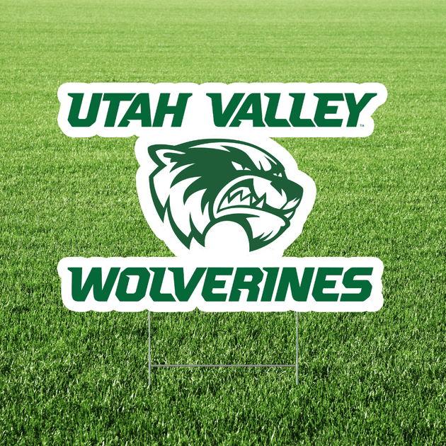 Utah Valley University Cut Out Yard Sign | 1 ct - Zurchers