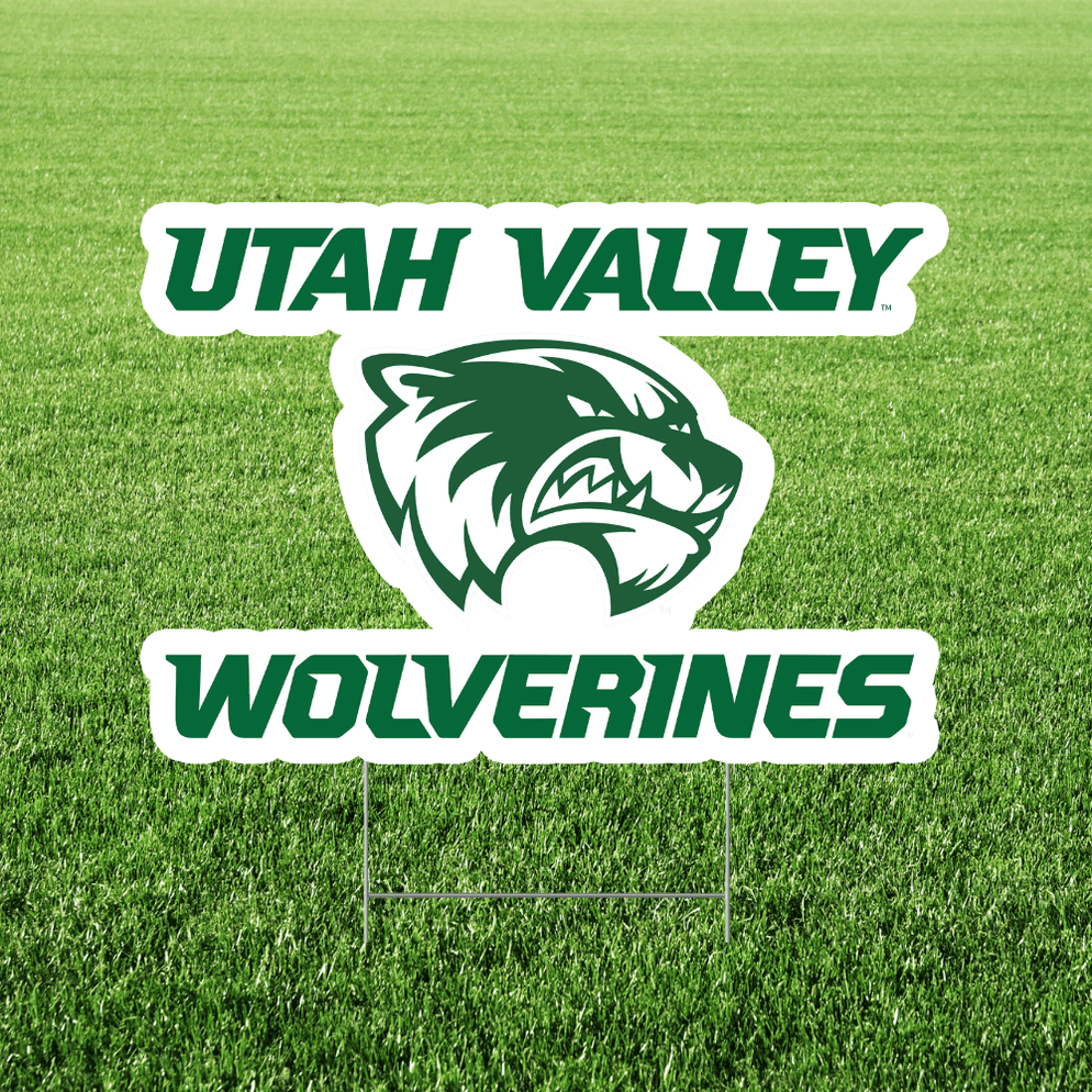 Utah Valley University Cut Out Yard Sign | 1 ct - Zurchers